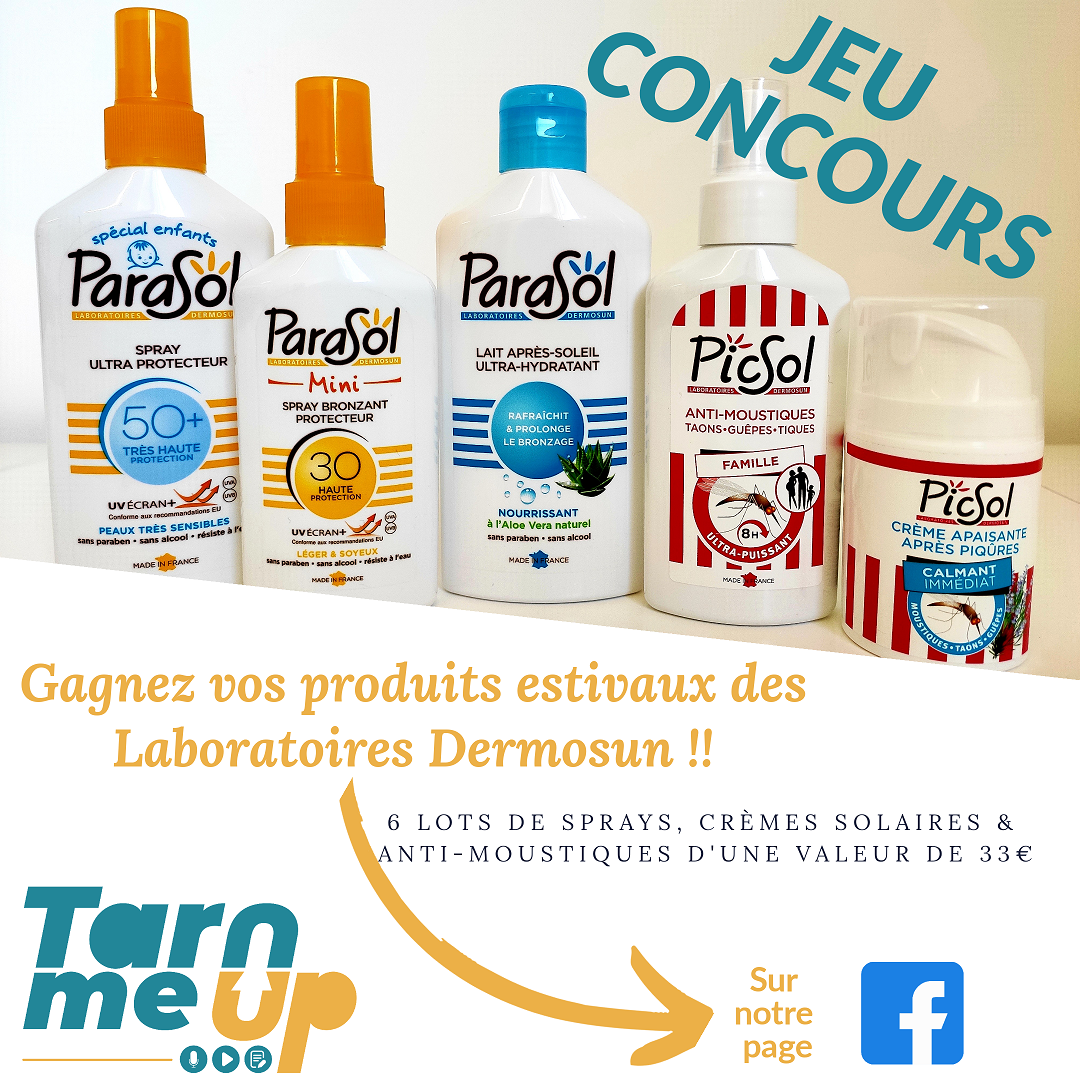 Zoom partenaire jeu de l'été : les Laboratoires Dermosun - Tarn Me Up